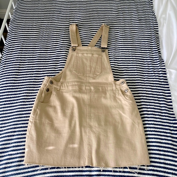 Love Tree | Pants & Jumpsuits | Khaki Dress Overall | Poshmark